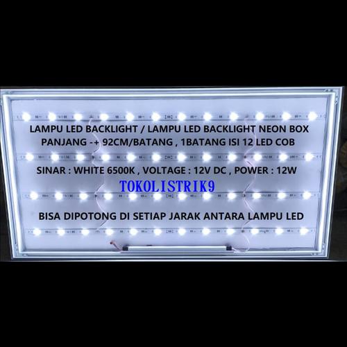 Jual Lampu LED Backlight Kancing / LED Strip Backlight Neon Box ...