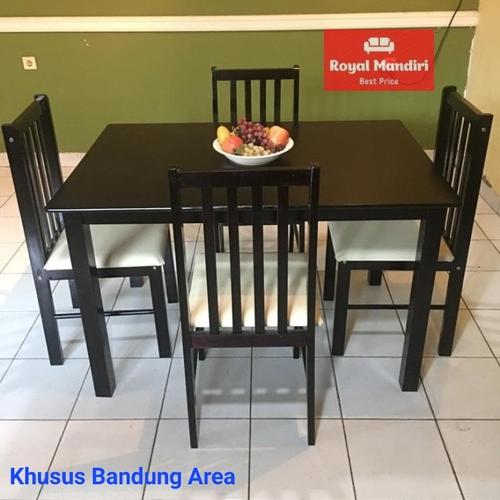 Jual Set Meja Makan 4 Kursi Uk.120 x 80 Daun Meja MDF - Kota Bandung ...