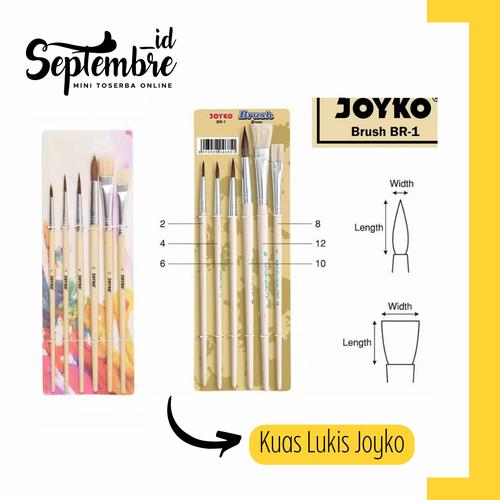 Jual Set Kuas Lukis Joyko Alat Lukis Joyko Painting Brush - Kab. Malang ...