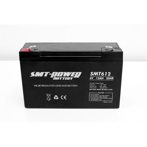 Jual SMT POWER 6V 12Ah Battery VRLA Aki kering 20HR SMT612 - Kota ...