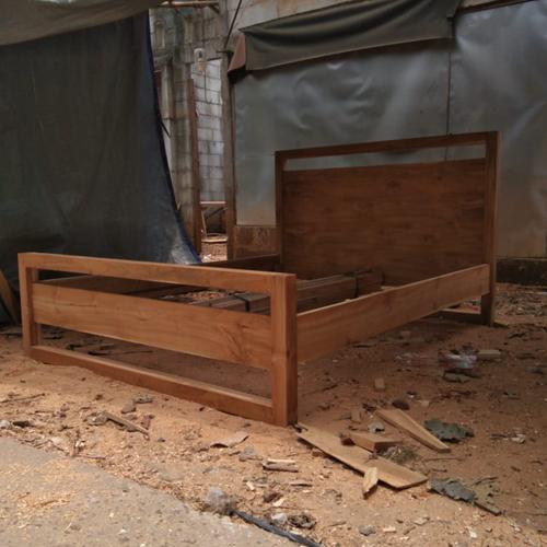 Jual Dipan Tempat Tidur Minimalis Jati Grade A Non-finishing - 120x200 ...