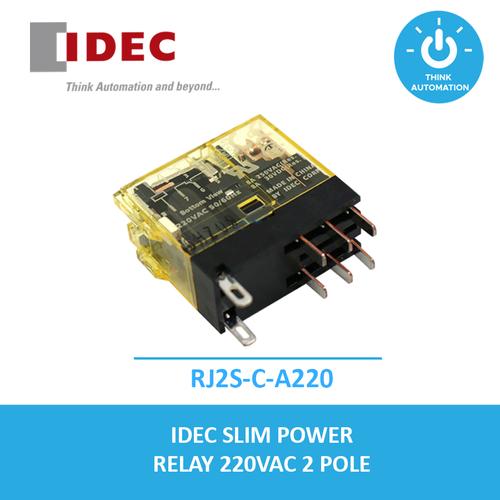 Jual SLIM POWER RELAY 2 POLE 220VAC IDEC RJ2S-C-A220 - Kab. Bekasi ...
