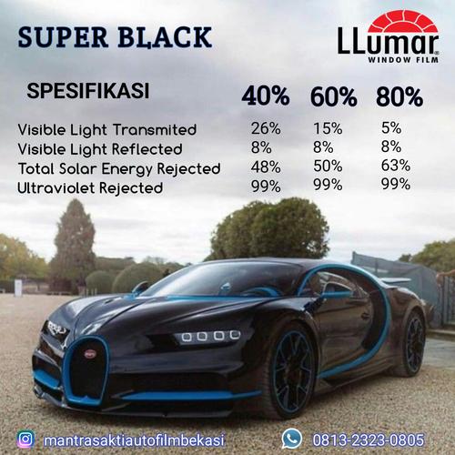 Jual Kaca Film LLumar Super Black kaca film Original full set - Hitam ...