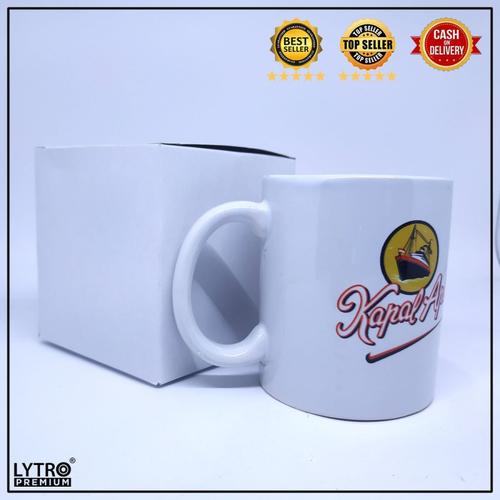 Jual Mug Keramik Gambar Kapal Api - Gelas Kopi Kapal Api Viral ...