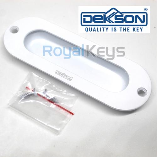 Jual Pull Plate Dekson Dekkson PP 012 White Putih Handle Tanam Oval ...