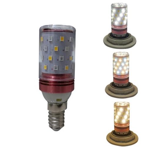 Jual Lampu Candle LED 3 Warna Putih Kuning E14 12W Bohlam Hias Jagung ...