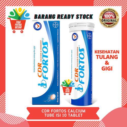 Jual CDR FORTOS EFFERVESCENT VITAMIN D ISI 10 TABLET/ SUPLEMEN KALSIUM ...
