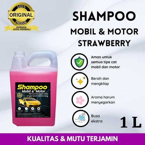 Jual Shampoo Mobil/Motor/Car Wash/100% Premium Original/Wax 1 LIter ...