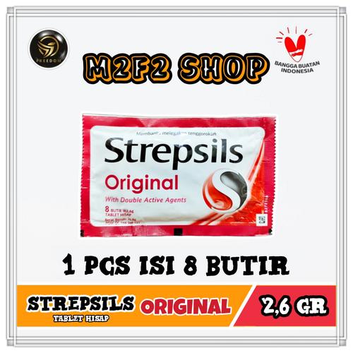 Jual Permen Strepsils Original Double Active Agent Merah - 20,8 gr ...