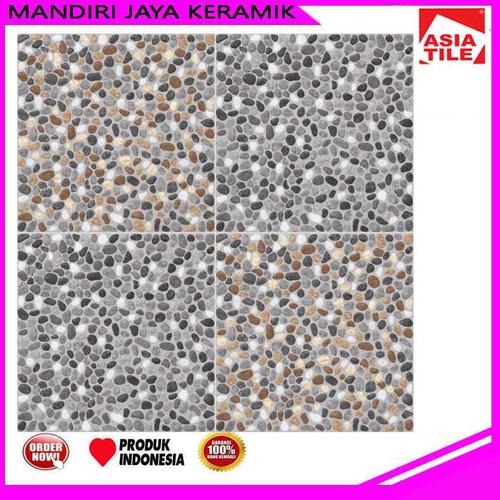 Jual Keramik Lantai Asia Tile OREGON Series 40x40 cm Kw1 - BROWN - Kota ...