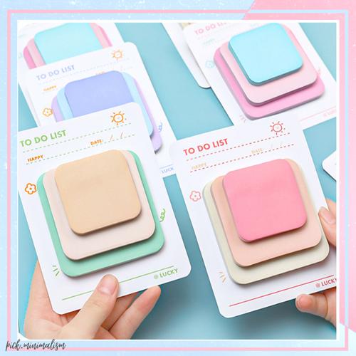 Jual Sticky Notes To Do List 3 Ukuran 3 Warna 90 Lembar Memo Pembatas ...