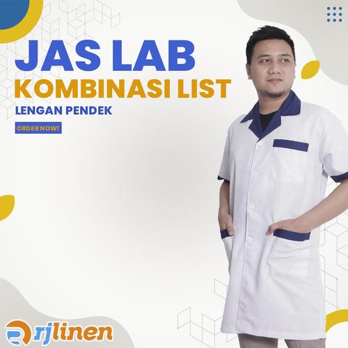 Promo JAS LAB, JAS LABORATORIUM KOMBINASI LENGAN PENDEK, JAS LAB RUMAH ...