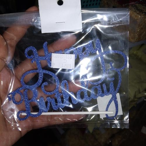 Jual topper happy birthday isi 1 - Biru - Kota Bandar Lampung - Studio ...