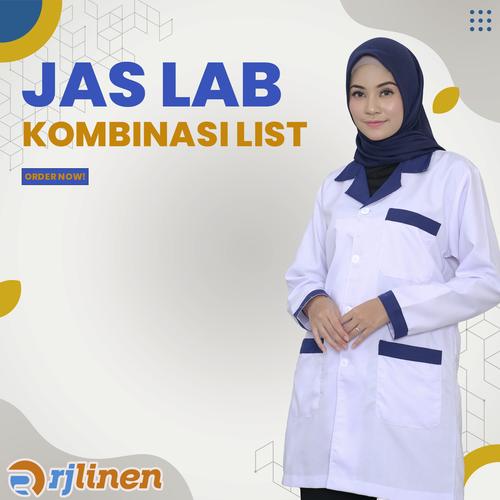 Jual JAS LAB / JAS LABORATORIUM KOMBINASI LENGAN PANJANG / BAJU LAB ...