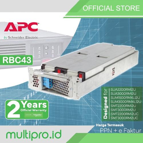Promo UPS APC RBC43 Replacement Battery Cartridge Cicil 0% 3x - Jakarta ...