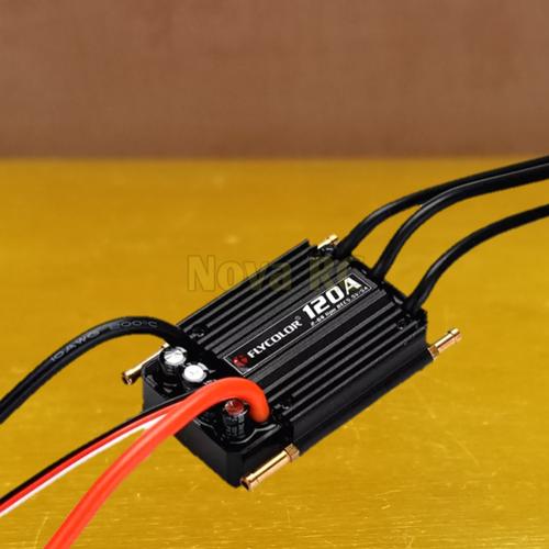 Jual Flycolor esc 120A with 5.5v/5A BEC 3-6s termasuk plug / tanpa plug ...