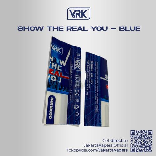 Jual VRK Battery Wraps Show The Real You Blue Edition 18650 - Batere ...
