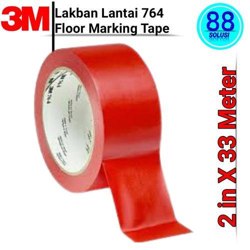 Jual Lakban Lantai 3M 764 Floor Marking Tape Pembatas Tanda Line Merah 5cm - Jakarta Timur ...