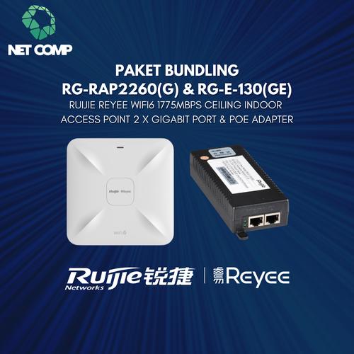Jual PAKET RUIJIE REYEE RG-RAP2260G & RG-E-130GE WIFI6 ACCESS POINT ...