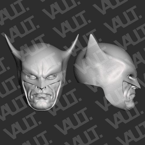 Jual 1/12 DC Comics Batman First Appearance Head Sculpt HS Mezco ...