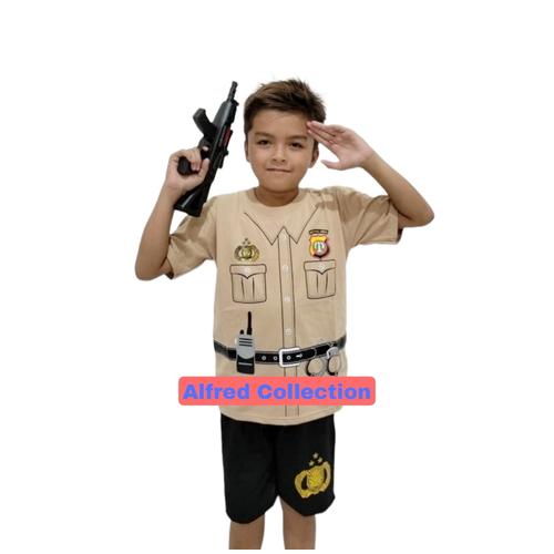Jual KOSTUM BAJU ANAK SETELAN POLISI FREE PISTOL UNTUK ANAK 2-10 TAHUN ...
