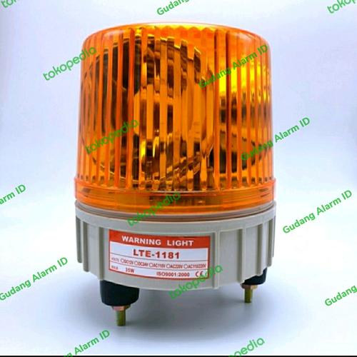 Jual LAMPU ROTARY LTE-1181/WARNING LIGHT LTE 1181, 35 WATT 220VAC ...
