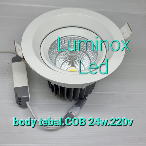 Jual downlight cob kim 4000k 24w 24watt / ceiling plafon 24 watt natural - Jakarta Barat ...