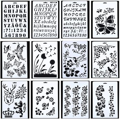 Jual Plastic Stencil - Stensil Dekorasi Motif_GRS20 (26x17cm) - 09 ...