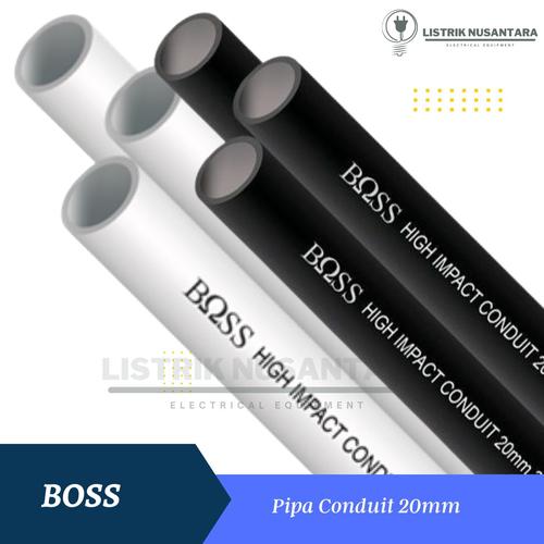 Jual Boss Pipa Listrik Conduit 20mm Warna Putih dan Hitam - Putih, 2.90 ...