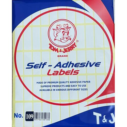 Jual Label Sticker Tom & Jerry No. 109 Stiker Polos Putih - Kota Medan - Pasarkura | Tokopedia