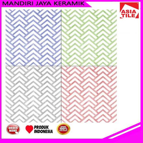 Jual Keramik Dinding Asia Tile Viola Series 20x25 Kw 1 - BLUE - Kota ...