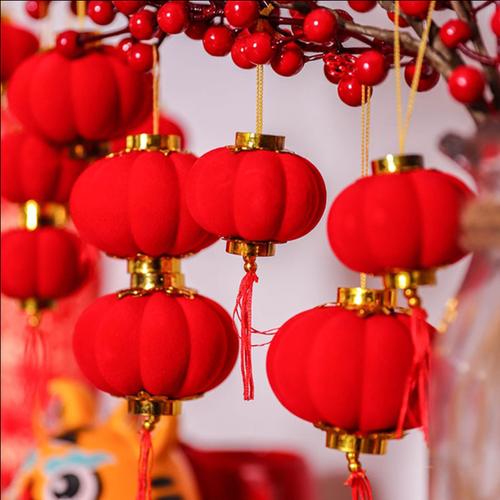 Jual Lampion Bulat Beludru Imlek Kecil Besar Dekorasi Hiasan Imlek ...