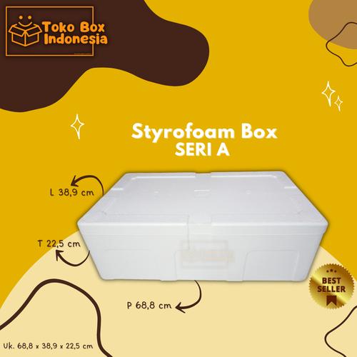 Jual Styrofoam Box SERI A / Styrofoam Box Ikan / Daging / Frozen Food ...