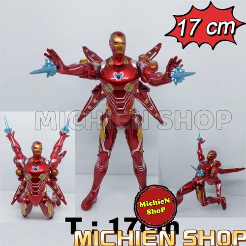 Jual Marvel Avengers Spiderman 17cm Mainan Spider Man IronMan Hulk ...