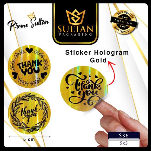 Jual Sticker Segel|Sticker Sealer |Sticker Hologram|Sticker Thank You ...