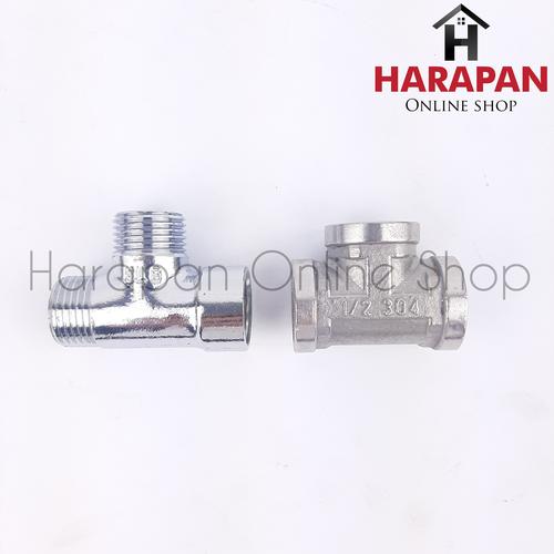 Jual Tee Drat Dalam Luar 1/2 Kuningan Stainless 304 Sok Nepel Sambungan - BW 03 - Jakarta Timur ...