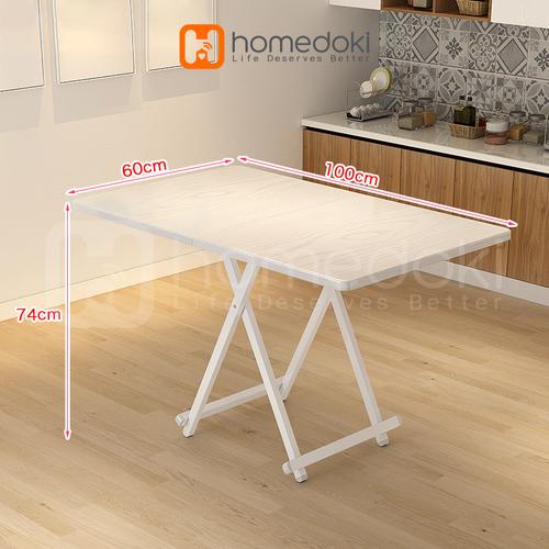 Promo Meja Lipat Portable/ Meja Makan portable/ Meja Lipat Besi/ Meja ...