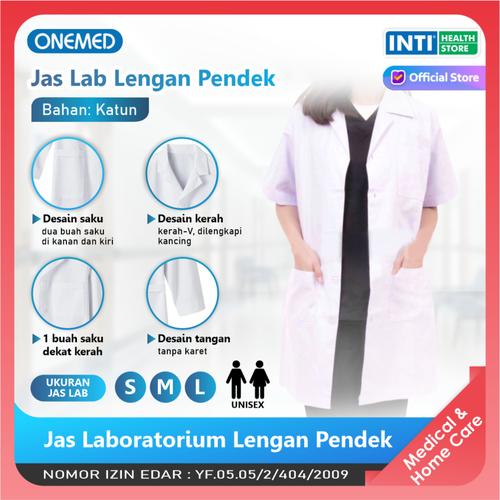 Jual Onemed | Jas Lab Lengan Pendek | Jas Laboratorium Lengan Pendek ...