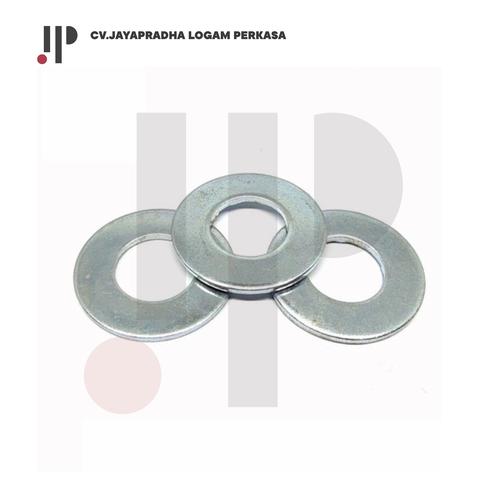 Jual M18 Ring Plat Galvanis Putih WP Washer Plate 18mm - Jakarta Utara ...