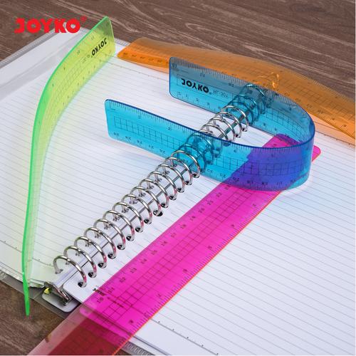 Promo Joyko FLEXIBLE Ruler 30cm Elastic / Penggaris Lentur Fleksibel RL ...