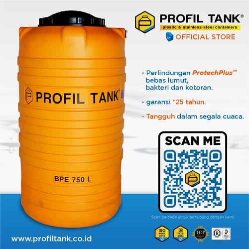Jual Tangki / tandon air PROFIL TANK BPE 750 L Hitam - Kuning - Kota ...