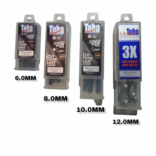 Jual Mata Bor Besi 6mm | Bor Besi Toho 8mm | Isi Bor Besi 10mm | 12mm ...