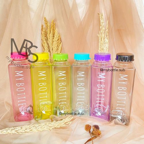 Jual My Bottle Kotak Tutup Bulat Botol Minum Plastik Tumbler 500ML ...