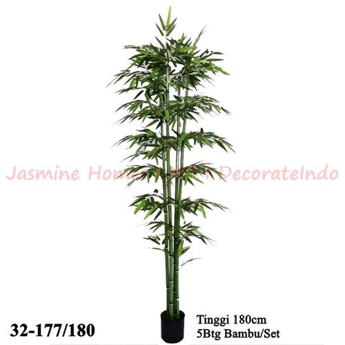Jual Pohon Bambu Daun Semi Latex Tinggi 180cm 5btg/Set 32177180 ...