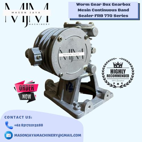 Jual Worm Gear Box Gearbox Mesin Continuous Band Sealer FRB 770 Hualian ...