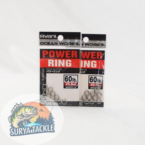 Jual Split Ring Varivas Avani Power Ring 60Lb 5,0mm 12Pcs Japan ...