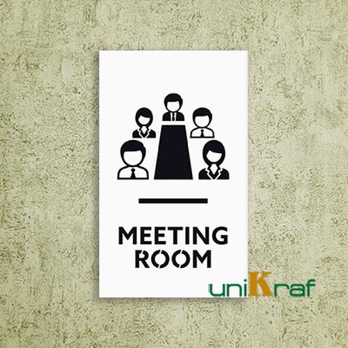 Jual Papan Sign Akrilik Ruang Rapat-Acrylic Office Sign Board Meeting ...
