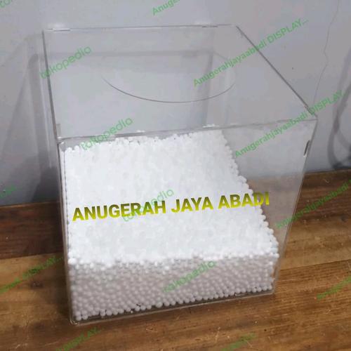 Jual ACRYLIC BOX CUSTOM LUCKY DIP/ KOTAK UNDIAN ACRILIC + BULIR ...