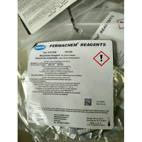Jual HACH 2107369, Molybdate Reagent for HR Silica, 10 mL, pk/100 - Kab ...