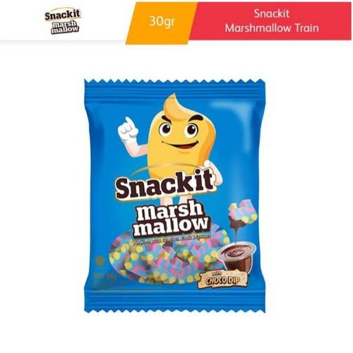Jual SnackIt Marshmallow Choco Dip Gown / Train 30gr - Snack It Mallow ...